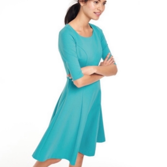 Boden | Dresses | Boden Alice Ponte Fit And Flare Dress | Poshmark